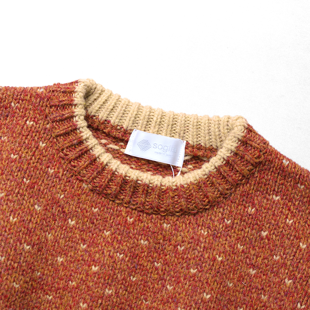 【Soglia ソリア】Sheltie Bird’s Eye Sweater シェルティー バーズアイセーター | LIME ON DISH