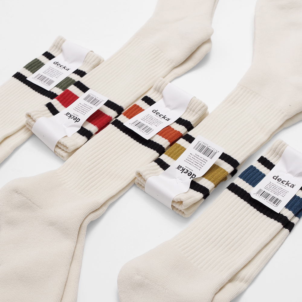 【decka Quality socks デッカクオリティソックス】80’s Skater Socks スケーターソックス 日本製 ...